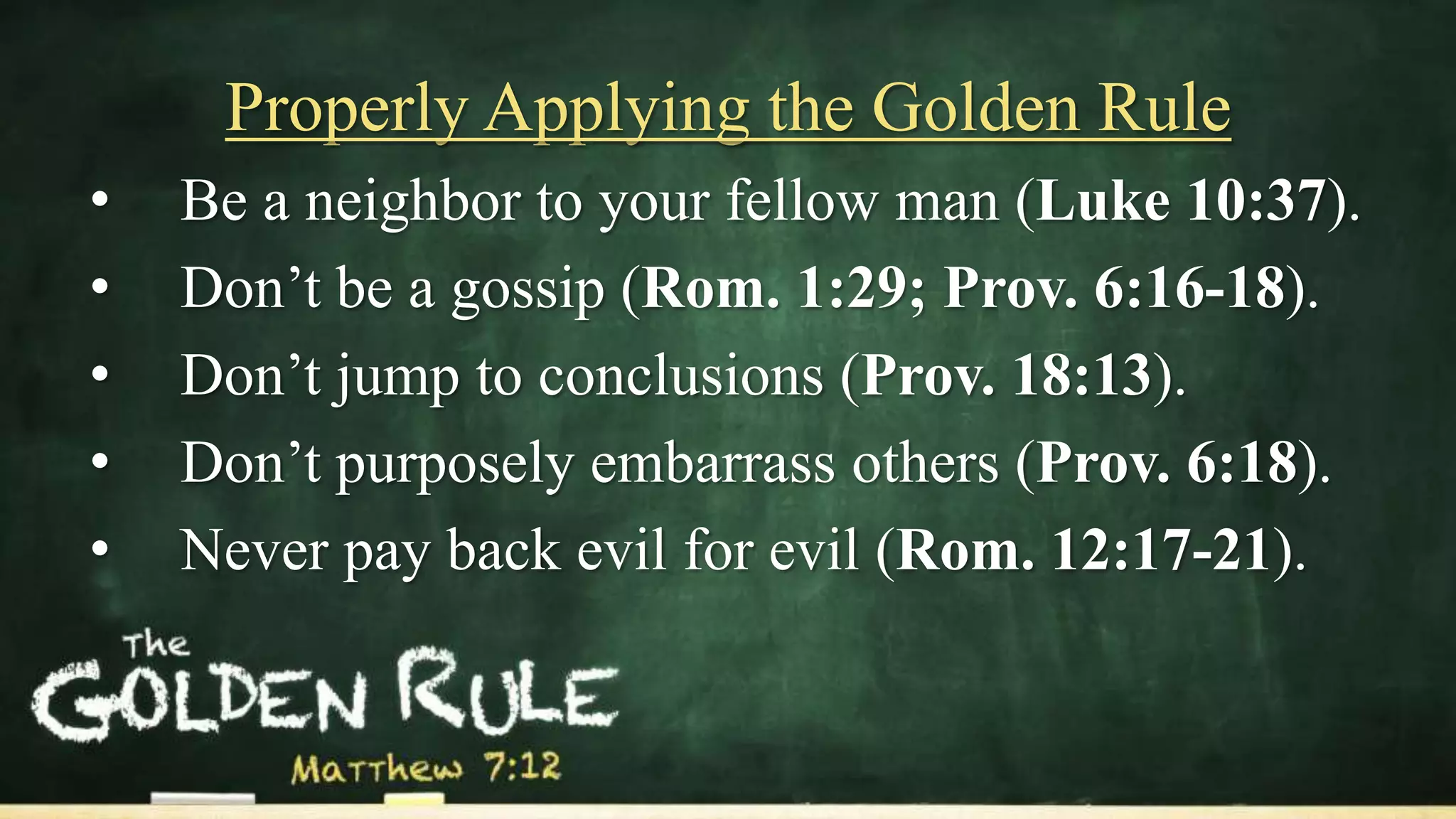 The golden rule | PPTX