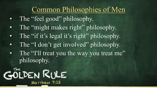 The golden rule | PPTX | Christianity | Religion & Spirituality