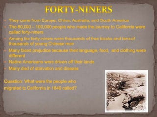 The Gold Rush Webquest | PPTX