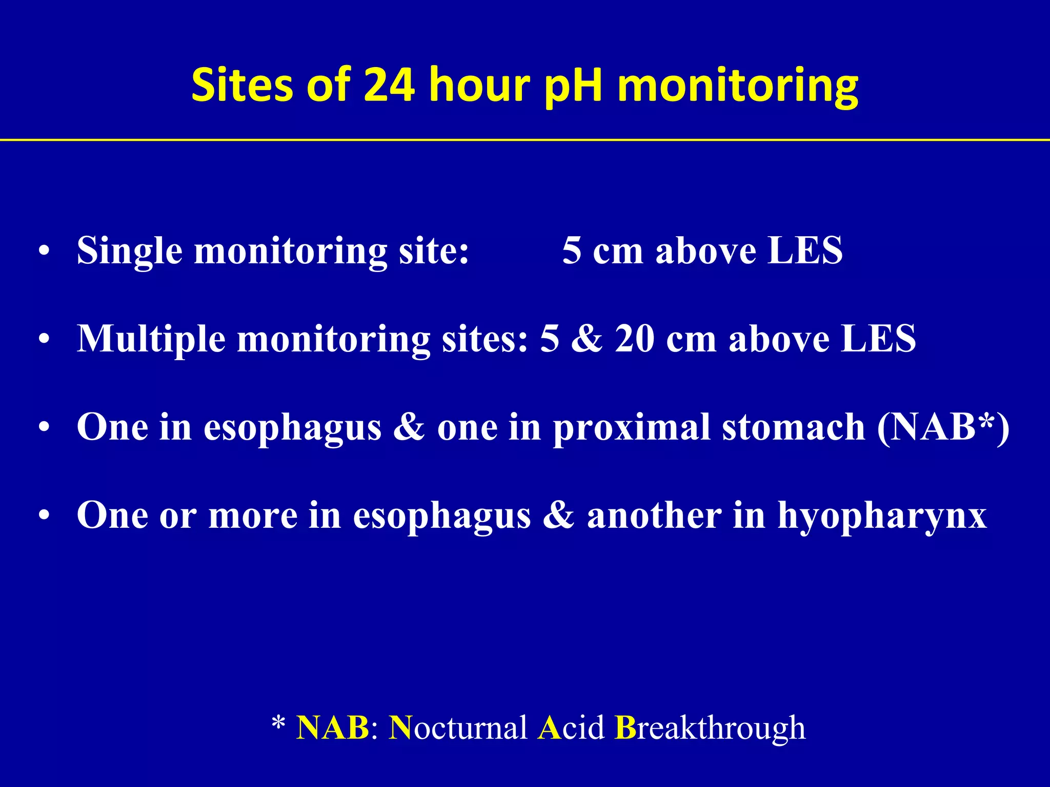 The gold standard for diagnosis of GERD | PPTX