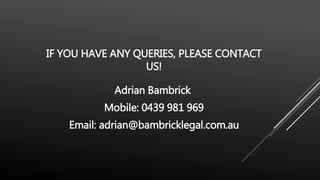 The Good Character Requirement – what does it mean? | PPTX