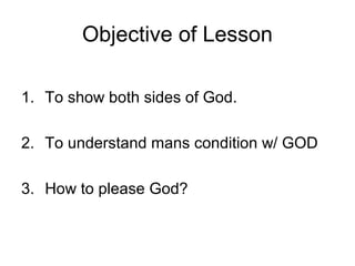 The goodness and severity of God | PPT