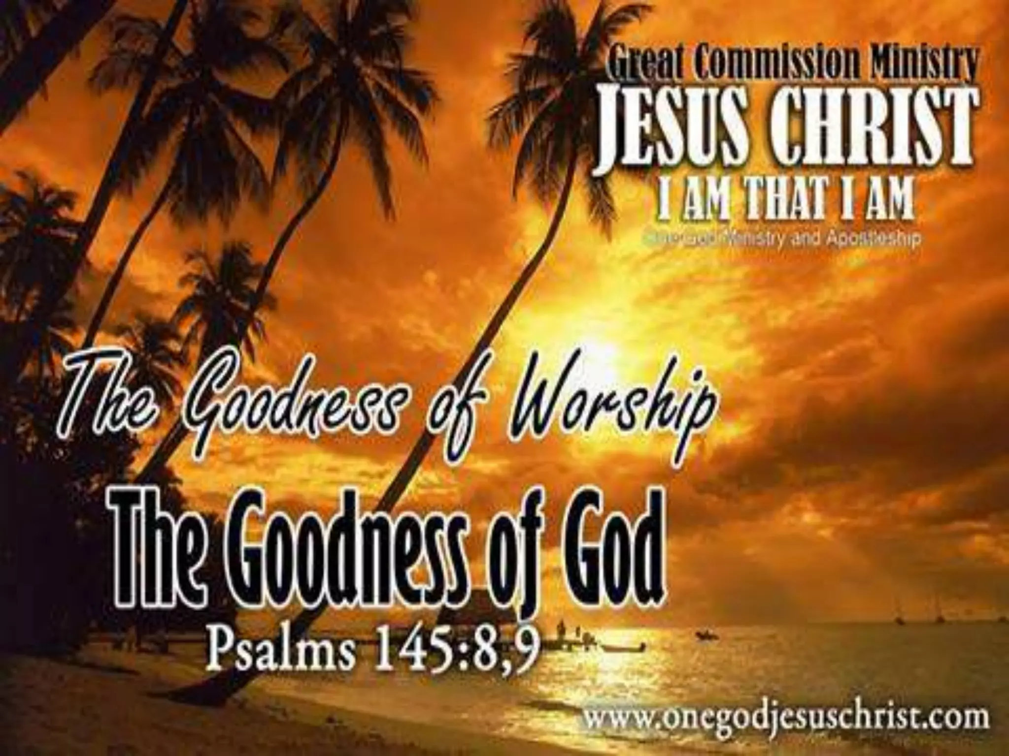 The goodness of God | PPTX