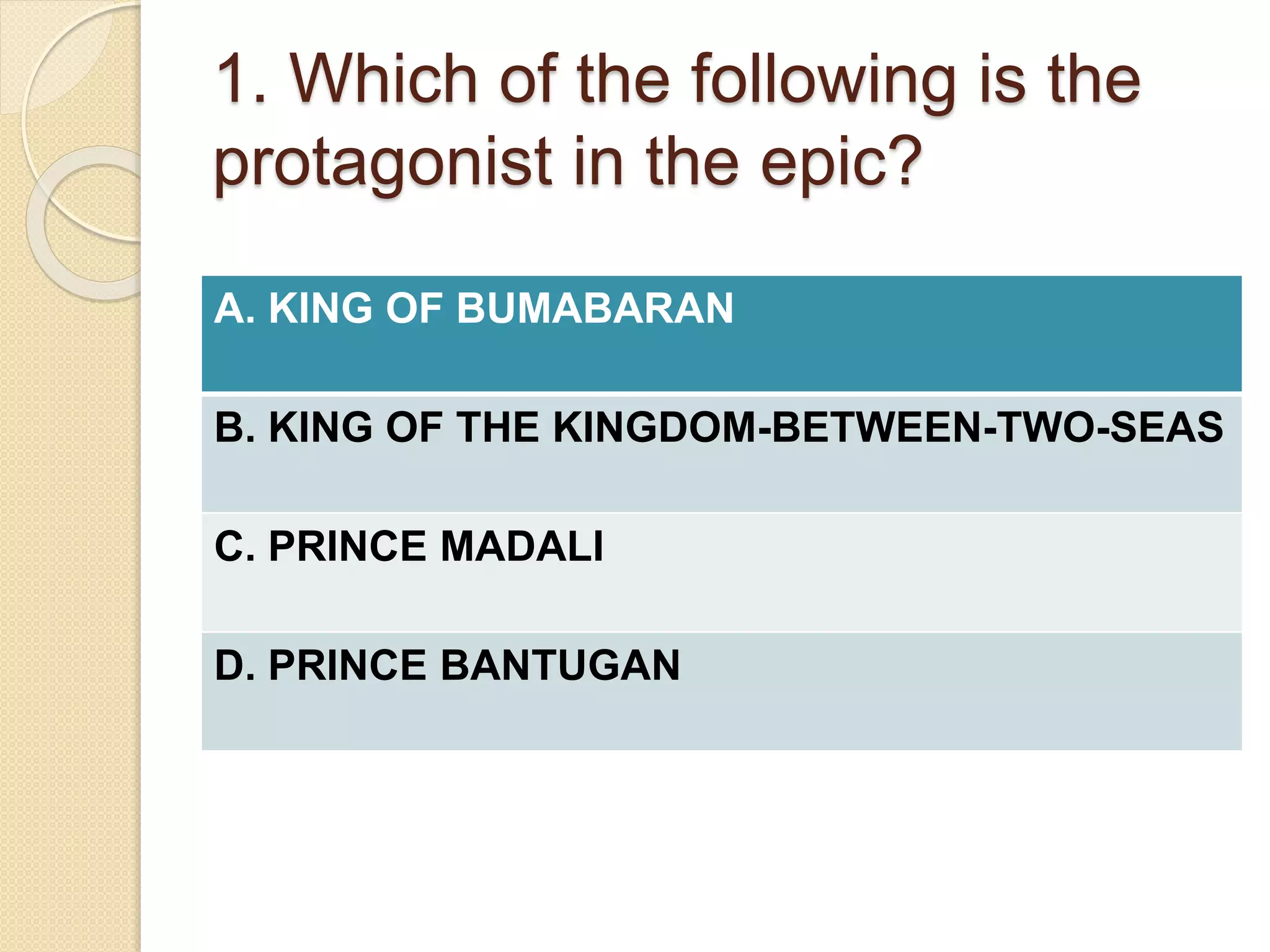 The good prince bantugan | PPTX