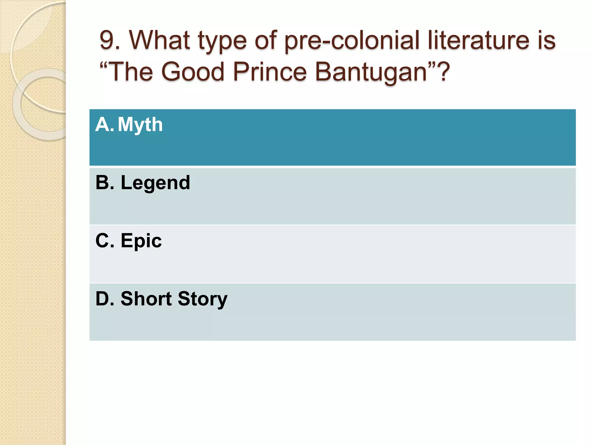 The good prince bantugan | PPTX