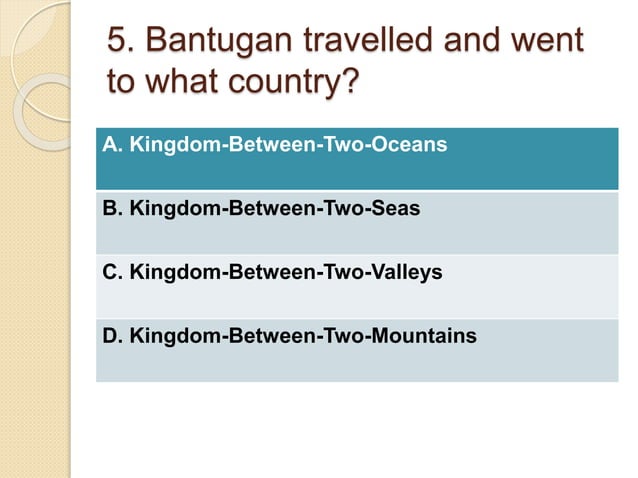 The good prince bantugan | PPTX | Birds | Pets