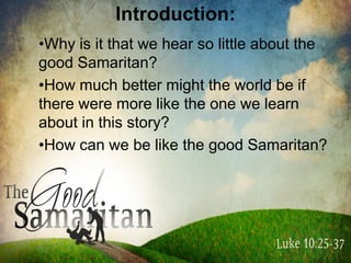 The Good Samaritan | PDF