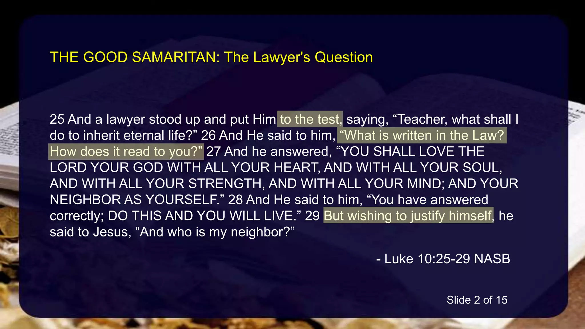 The Good Samaritan | PPTX