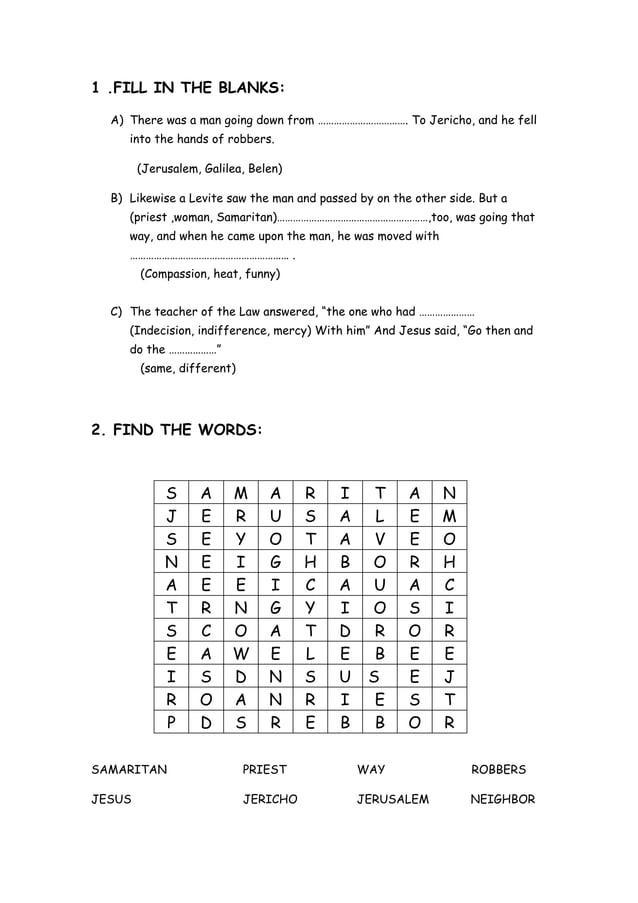 The good samaritan2 | PDF