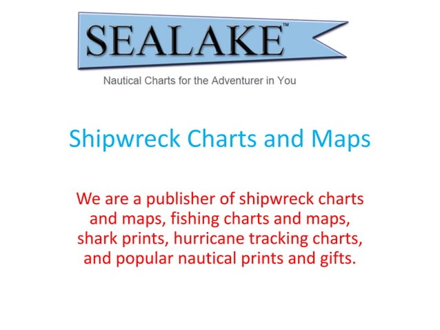 Fishing Charts and Maps | PPT