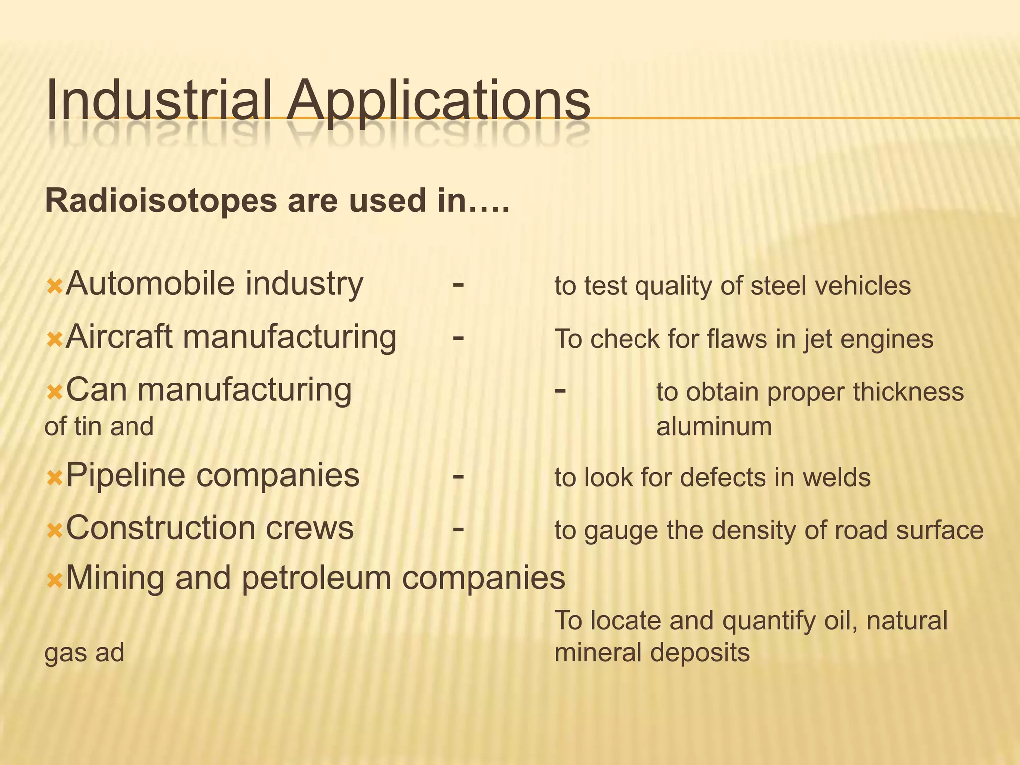 The good use of nuclear energy | PPT