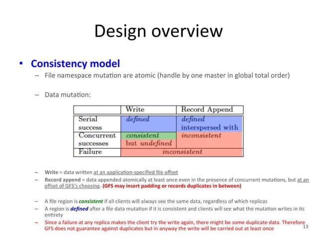 The Google File System (GFS) | PDF | Operating Systems | Computer Software and Applications