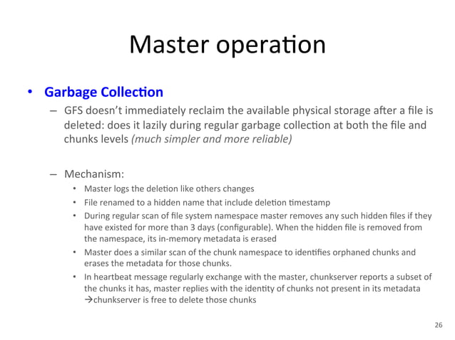 The Google File System (GFS) | PDF | Operating Systems | Computer Software and Applications