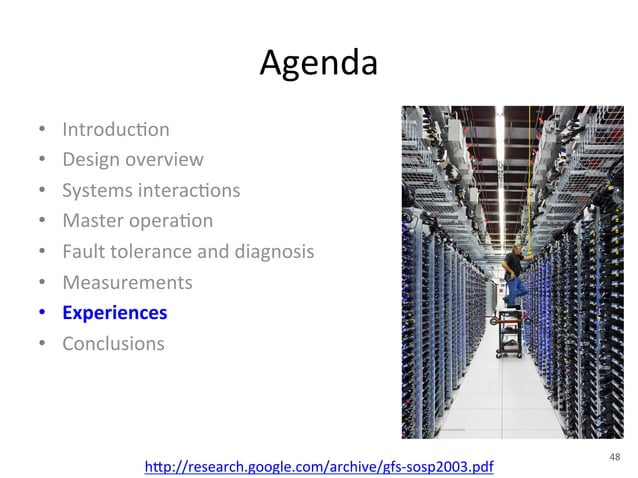 The Google File System (GFS) | PDF | Operating Systems | Computer Software and Applications