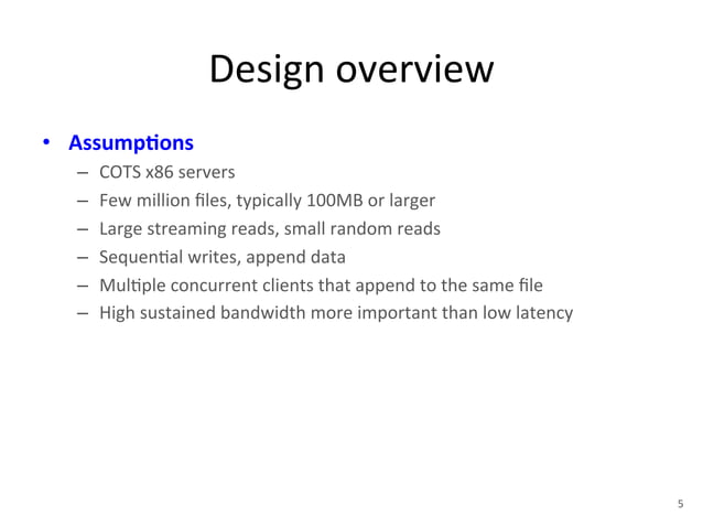 The Google File System (GFS) | PDF | Operating Systems | Computer Software and Applications