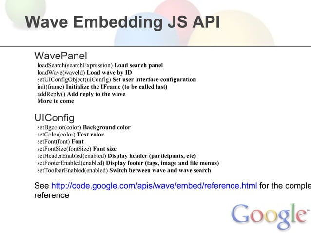 Google Wave API: Now and Beyond | PDF | Internet | Computing