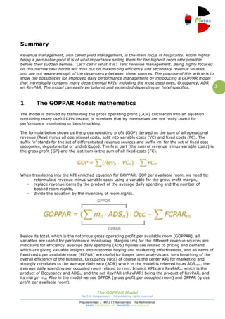 The Goppar Model | PDF
