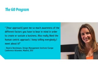 The GO Program: Design-driven Entrepreneurship program | PDF