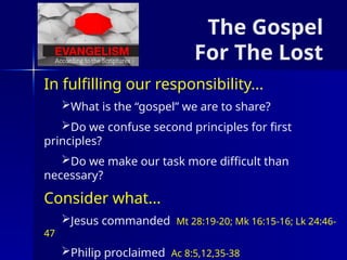 The Gospel For The Locvccvcvcvcvccst.ppt
