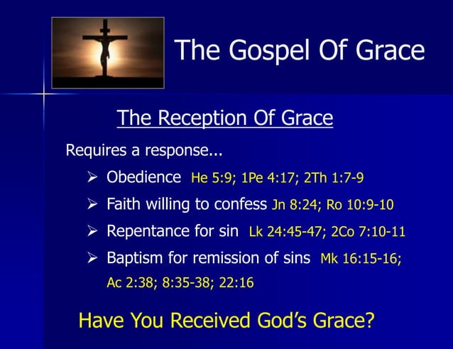 The Gospel Of Grace.ppt
