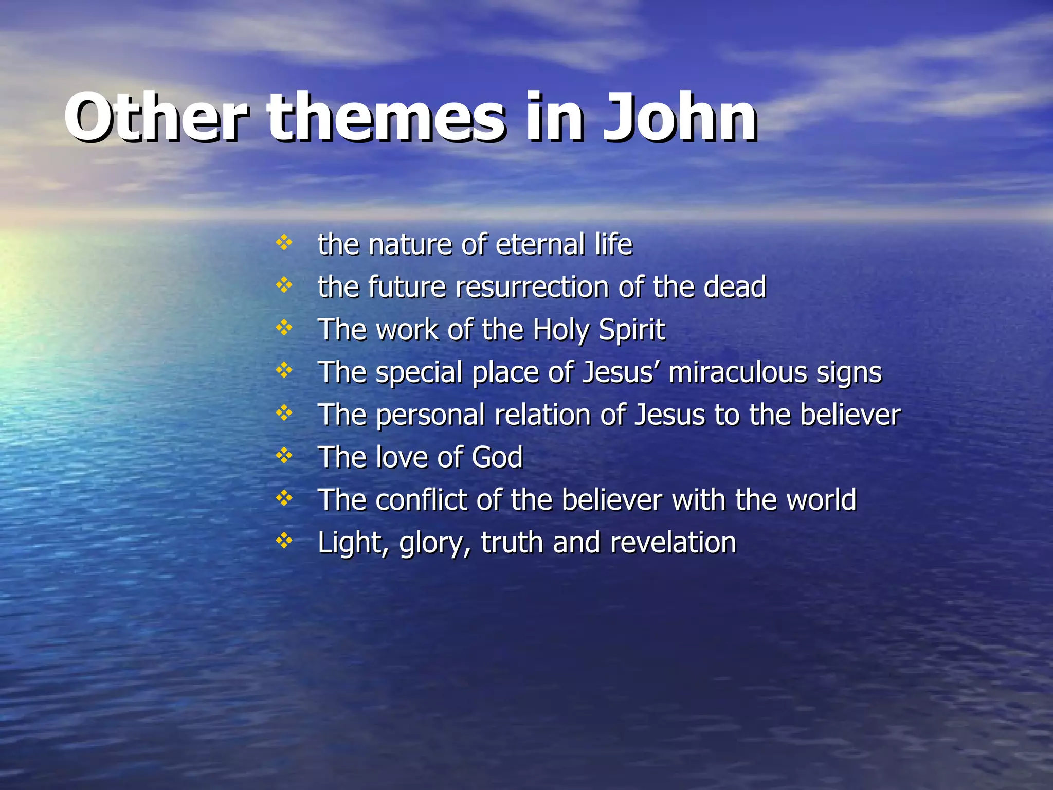 The Gospel Of John | PPT