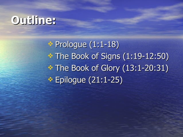 The Gospel Of John | PPT