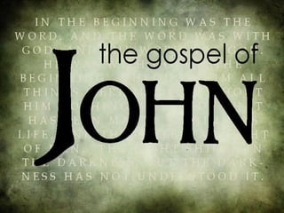 The Gospel of john | PPT