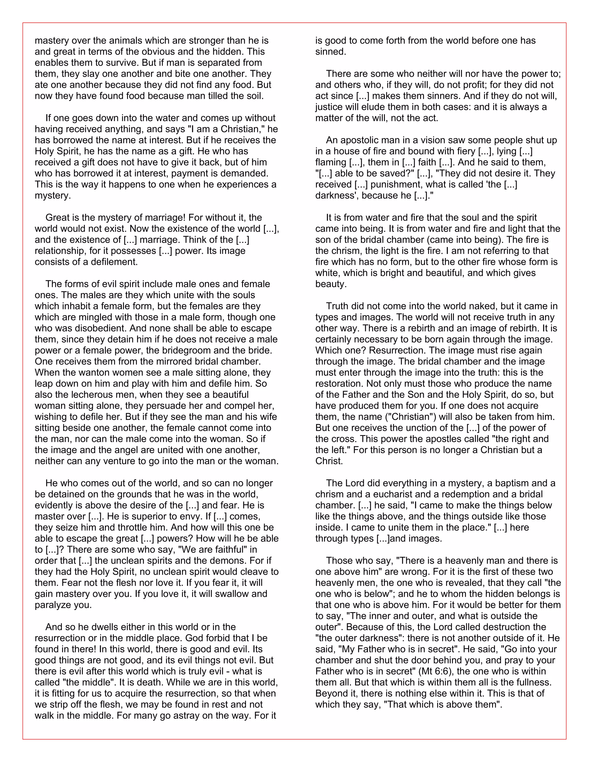 The Gospel of Phillip | PDF