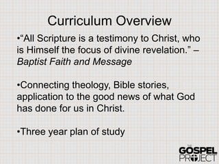 The gospel project - ORIGINAL | PPTX