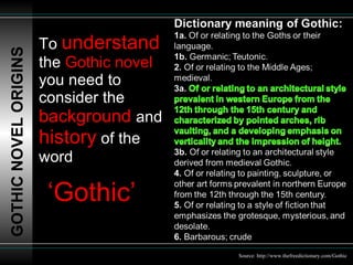 The gothic genre - Art and Architecture | PPT
