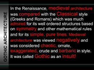 The gothic genre - Art and Architecture | PPT