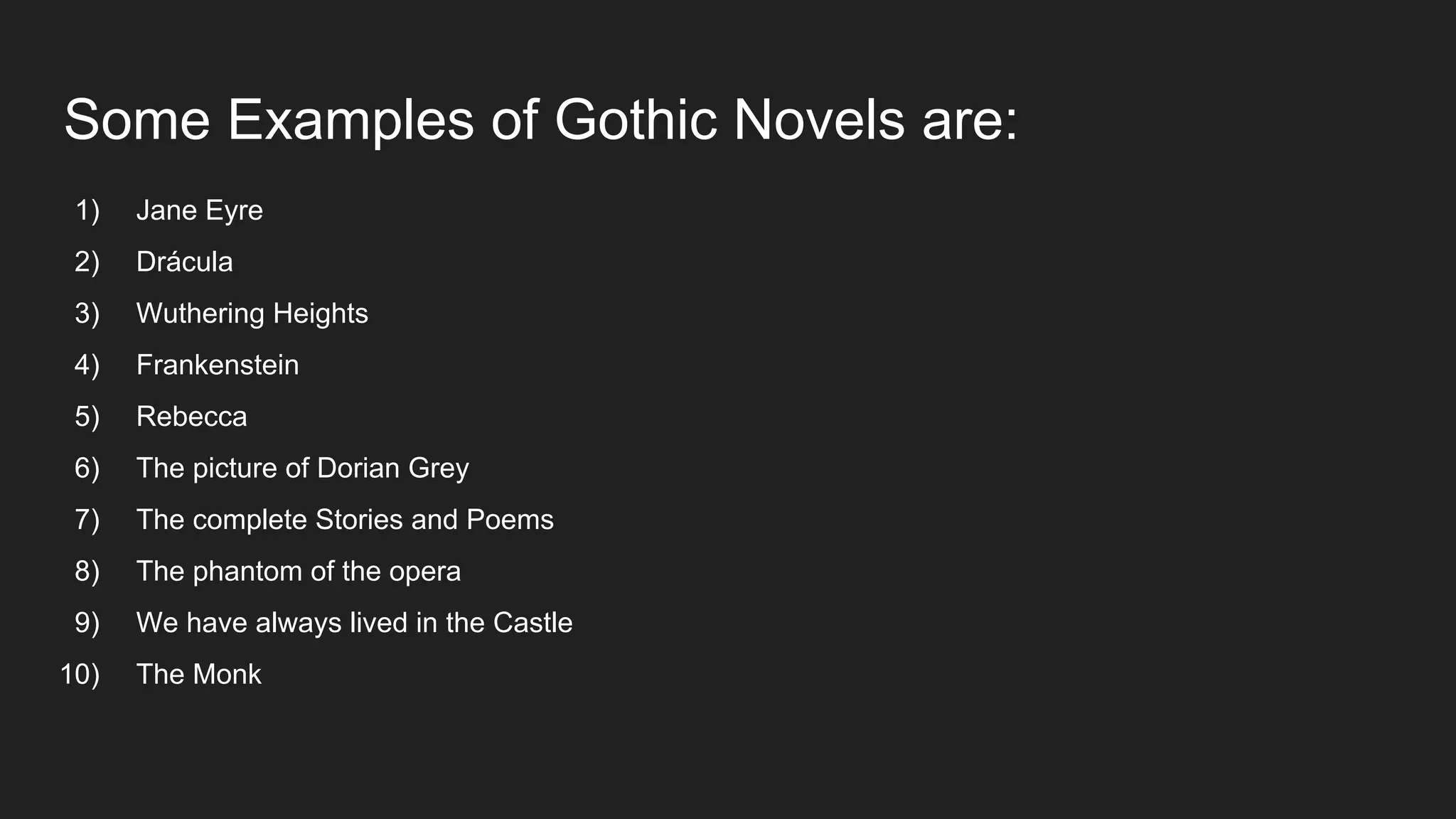 The gothic novel | PDF