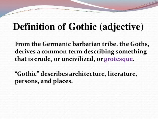 The Gothic Period in American Literature