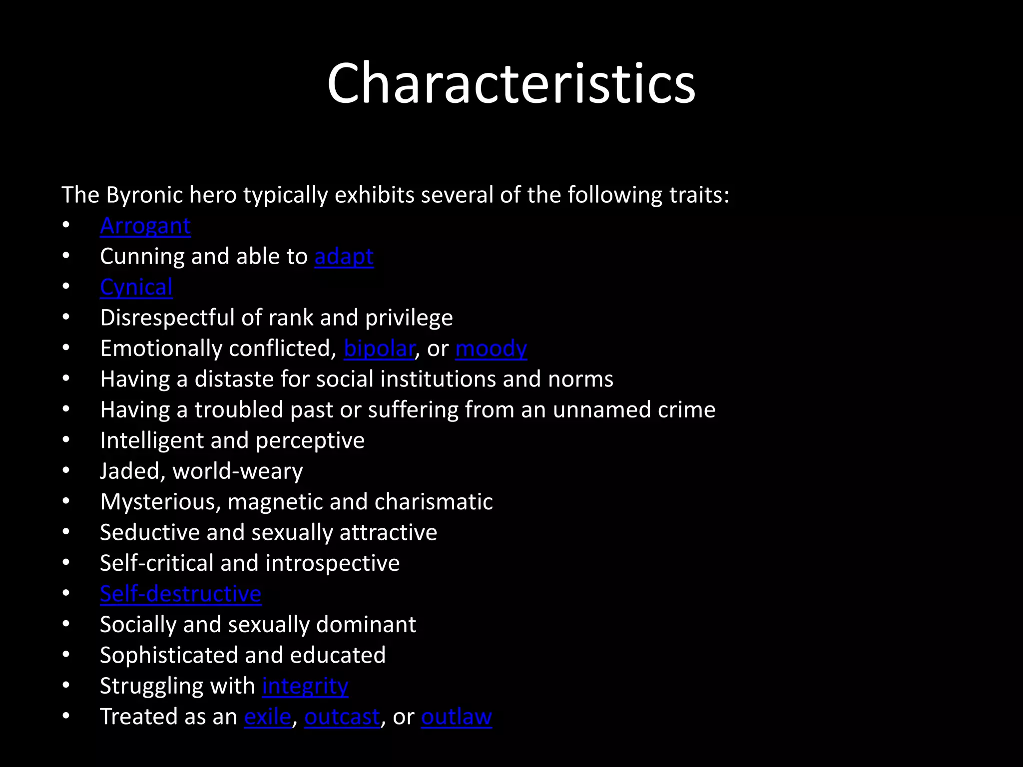 The gothic protagonist | PPT
