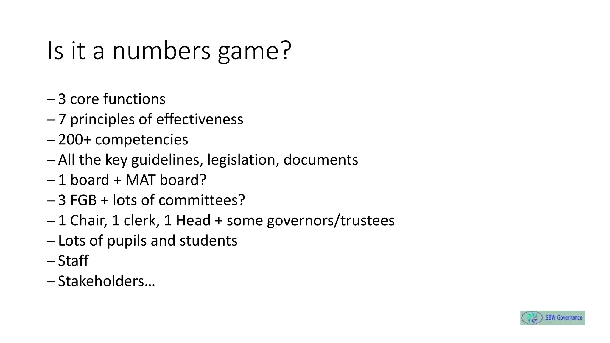 The Governance Game | PPT