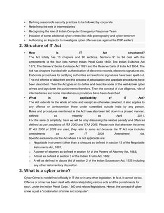 The government of india enacted its information technology act 2000 ...