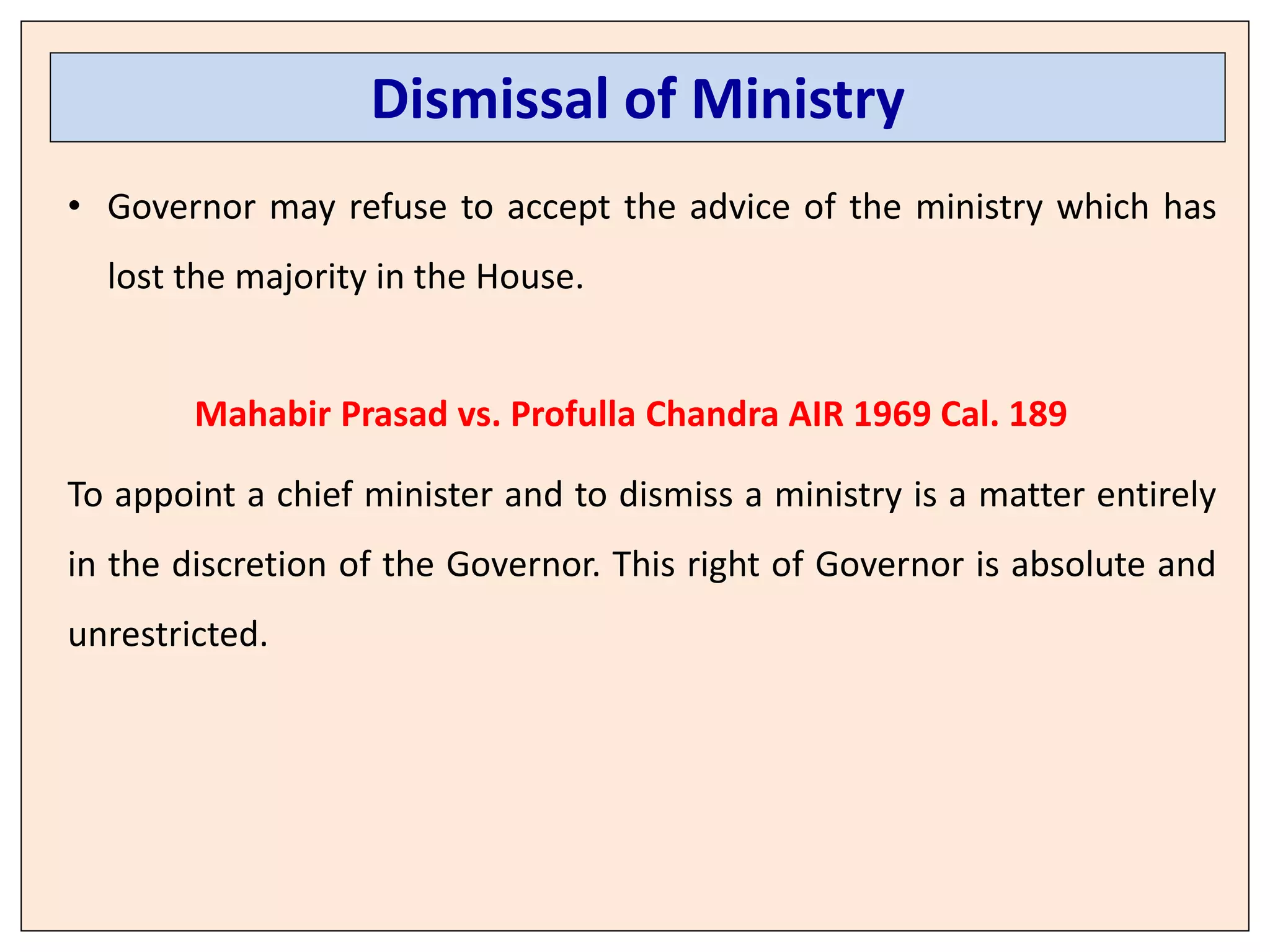 The governor of the state | PPTX