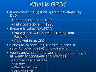 The Gps Technology Paras | PPT