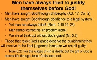 The Grace of God! | PPTX