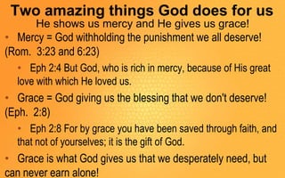 The Grace of God! | PPTX