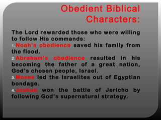 The Gracious Spirit in my Obedience | PPT