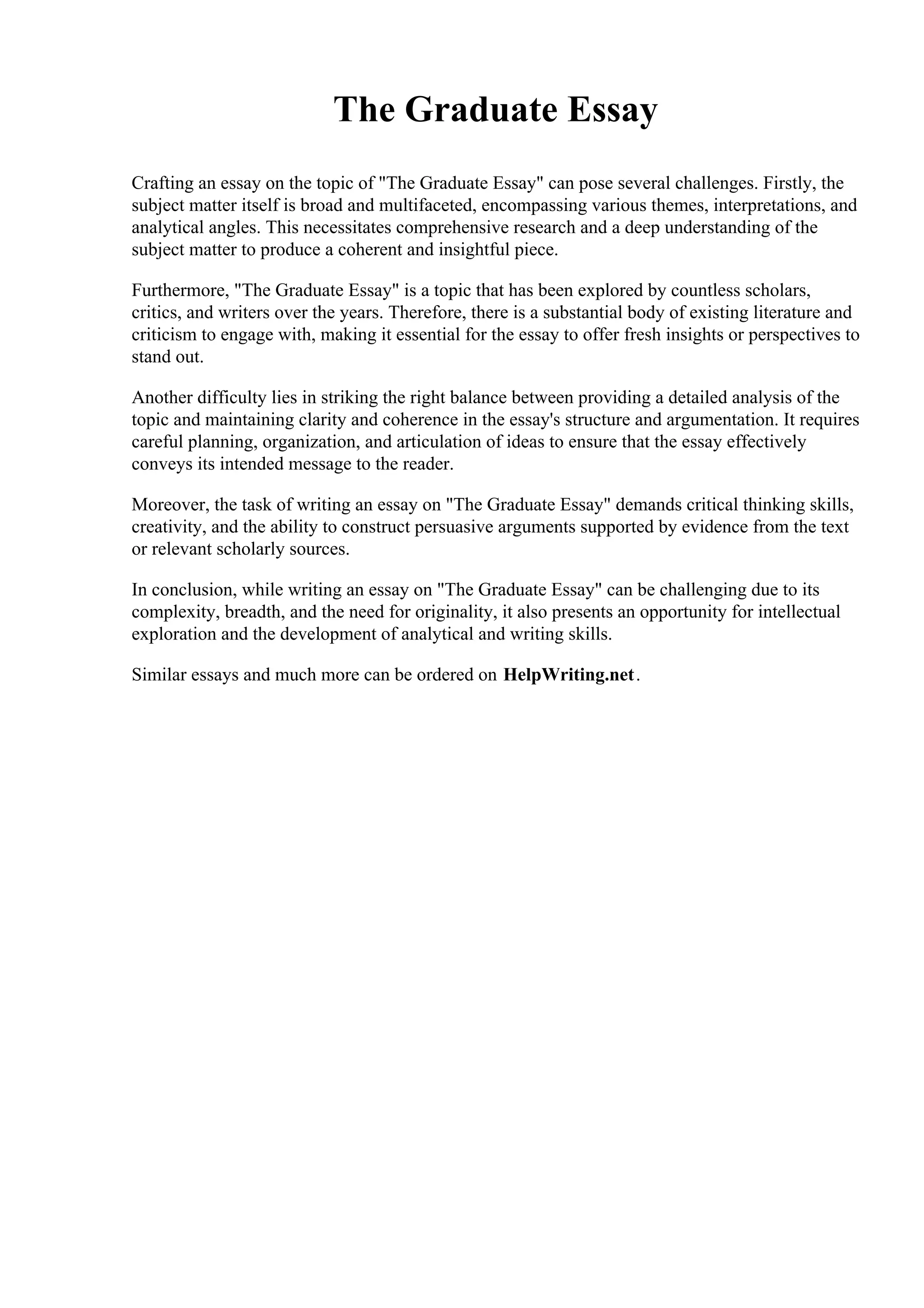 The Graduate Essay.pdf