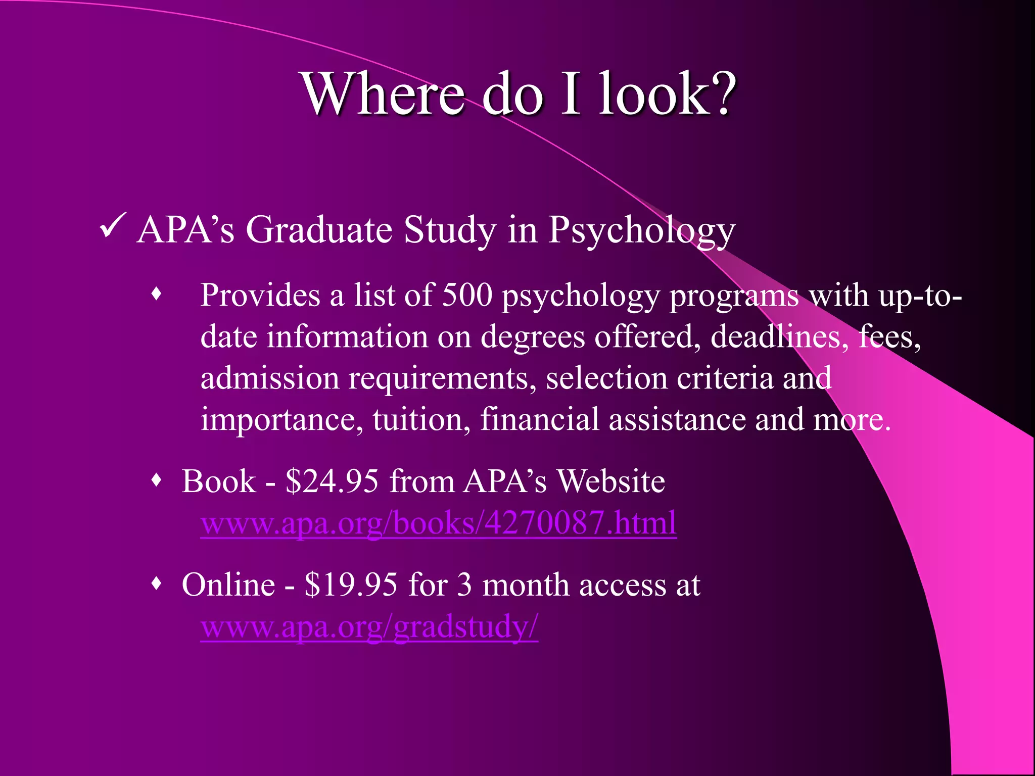 TheGraduateSchoolApplicationProcess.ppt
