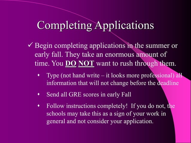 TheGraduateSchoolApplicationProcess.ppt