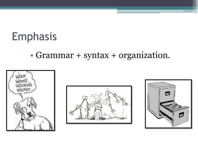 The grammar syntax-organization approach | PPTX
