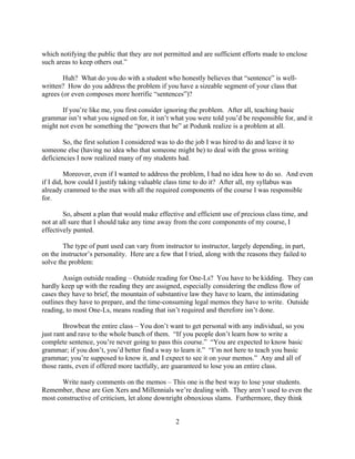 The grammar bee | DOC