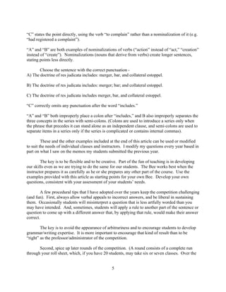 The grammar bee | DOC