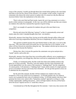 The grammar bee | DOC