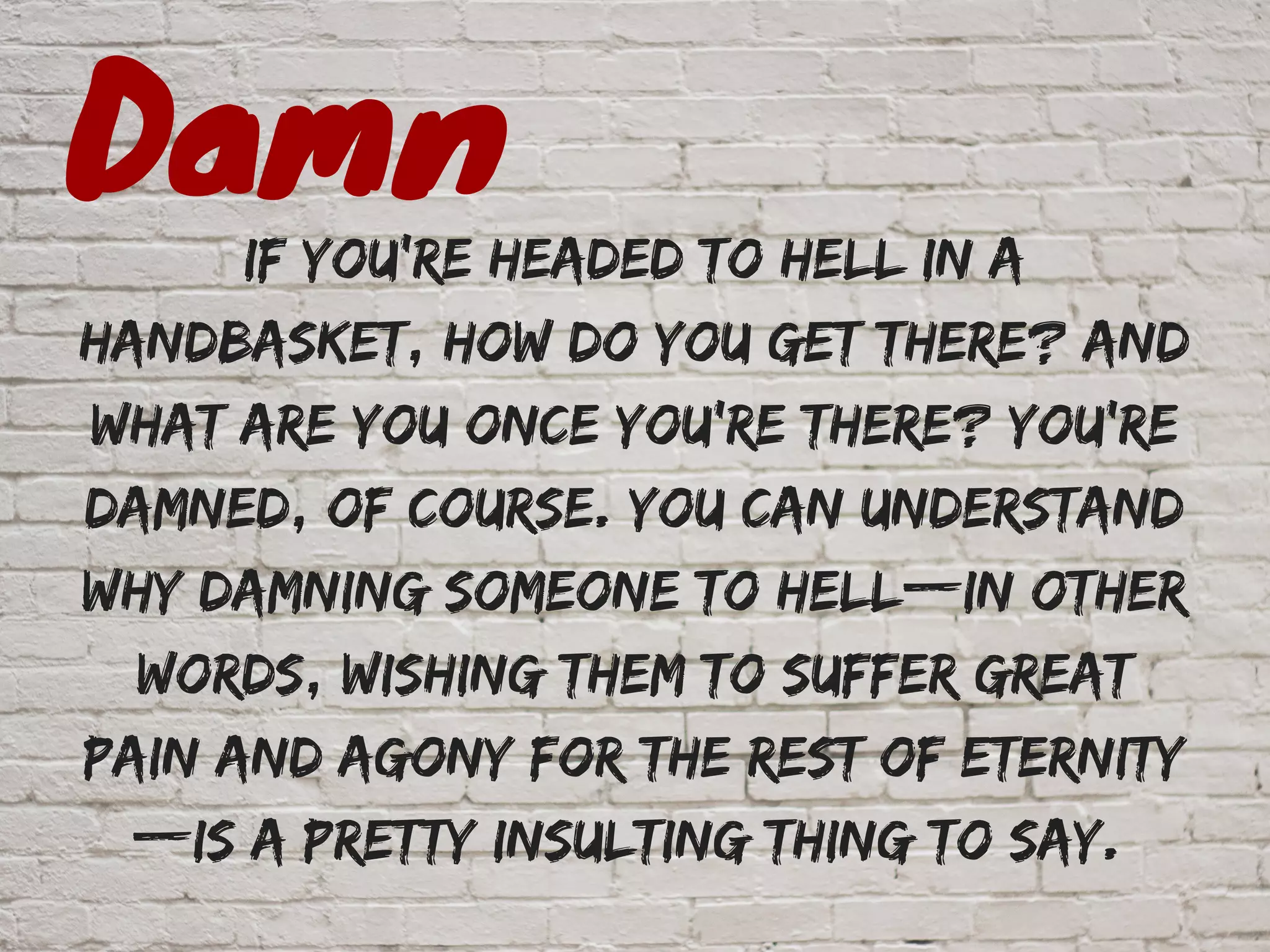 Everything You Need to Know About the Grammar of Swearing | PDF