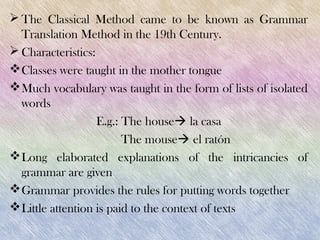 The grammar translation method | PPT | Education